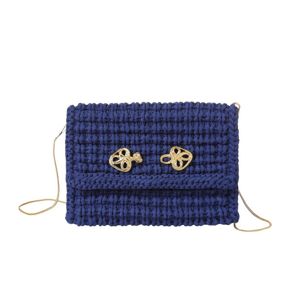 Knot Pouch with knots - "Taghari" - Alexandra Koumba Designs